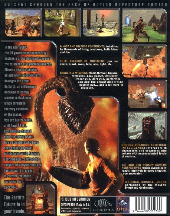 Outcast cover or packaging material - MobyGames