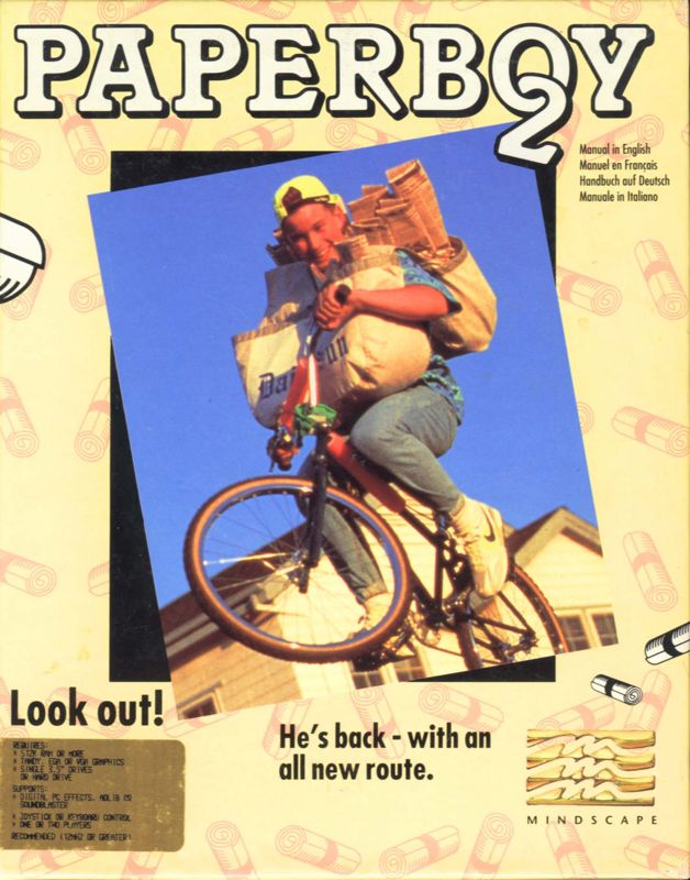 Paperboy 2 cover or packaging material - MobyGames