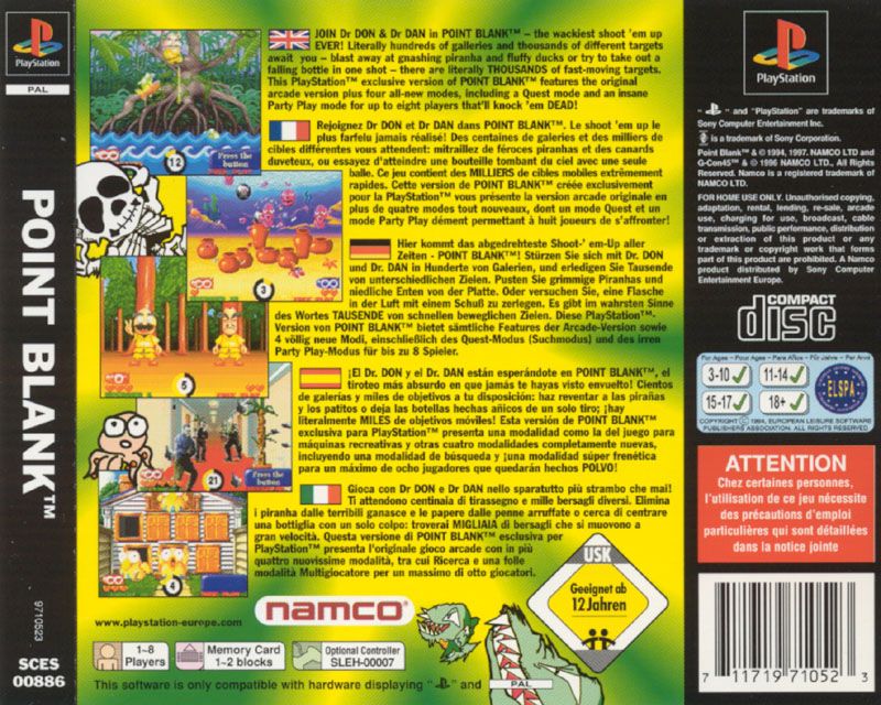 Point Blank cover or packaging material - MobyGames