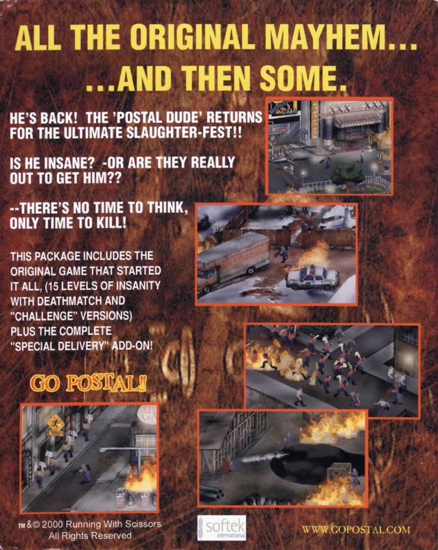 Postal Plus cover or packaging material - MobyGames