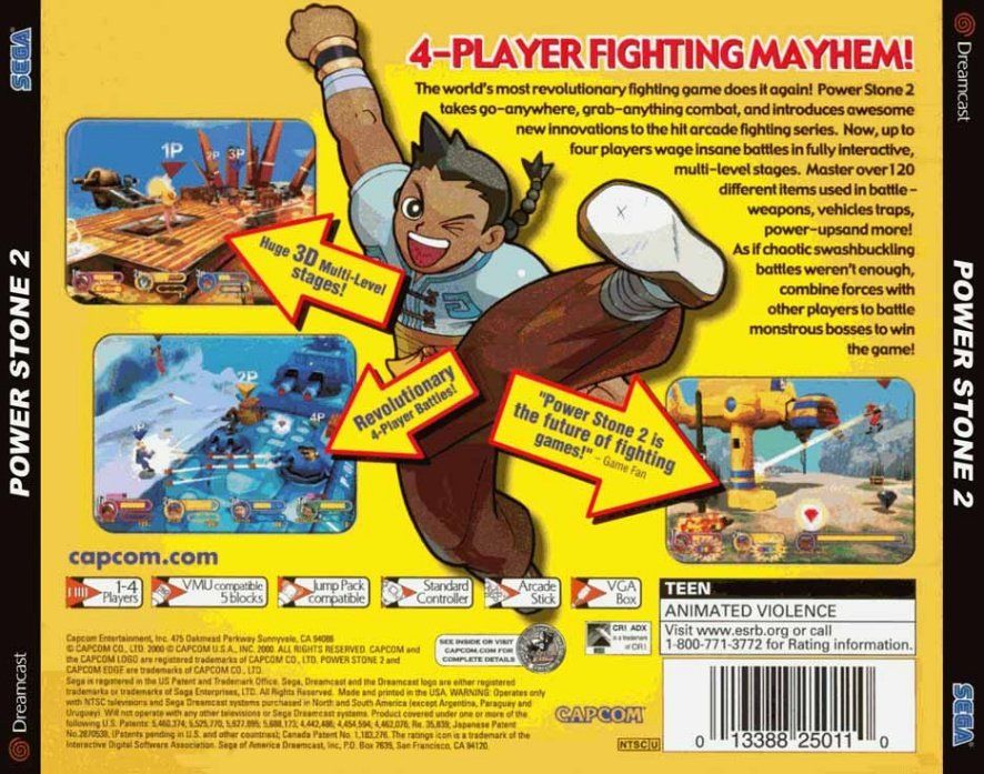 Power Stone 2 cover or packaging material - MobyGames