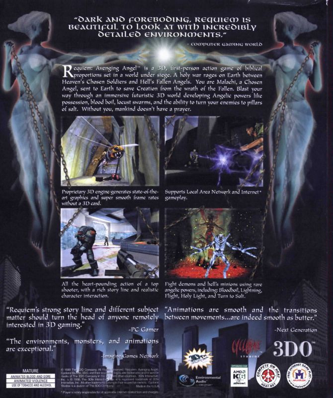 Requiem: Avenging Angel cover or packaging material - MobyGames