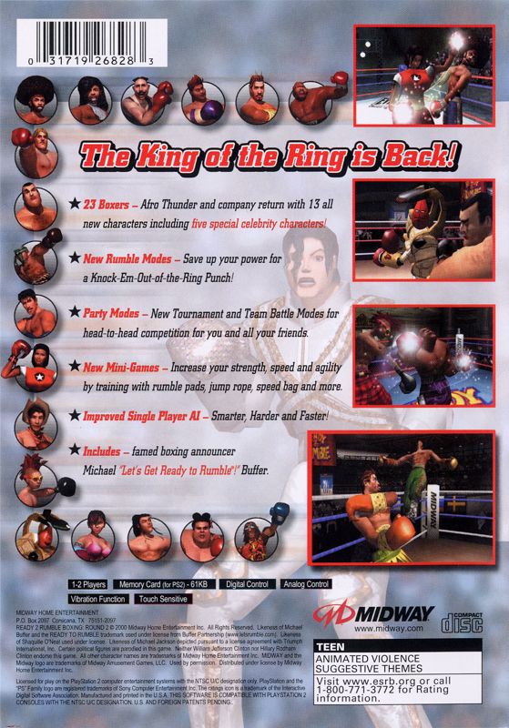 Ready 2 Rumble Boxing: Round 2 cover or packaging material - MobyGames