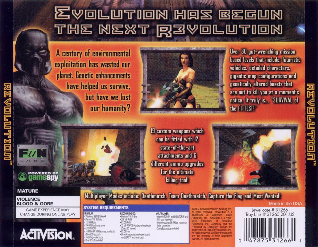 ReVOLUTION cover or packaging material - MobyGames