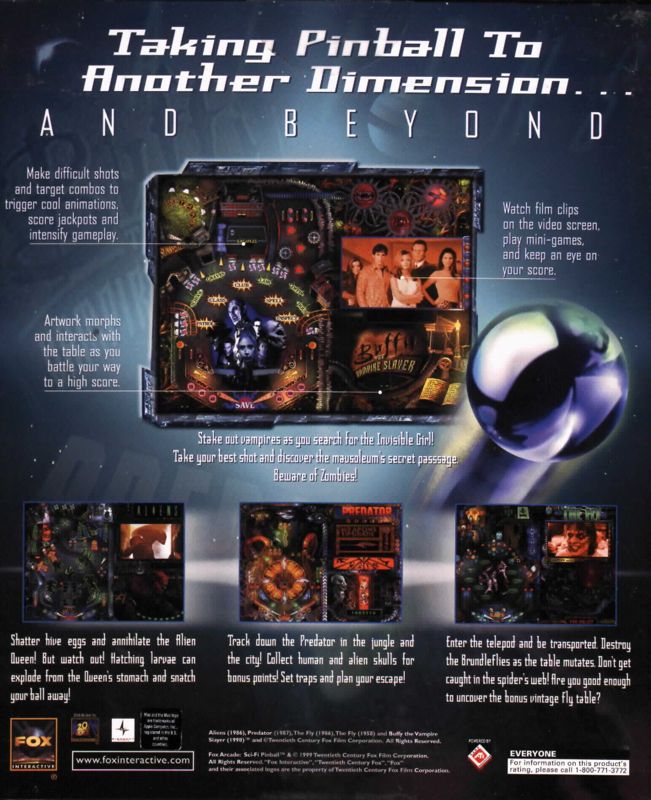 Sci-Fi Pinball cover or packaging material - MobyGames