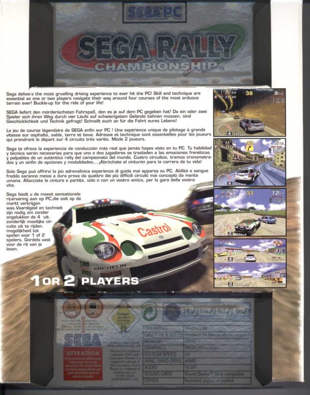 SEGA Rally Championship cover or packaging material - MobyGames