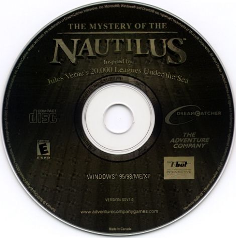 The Mystery of the Nautilus cover or packaging material - MobyGames