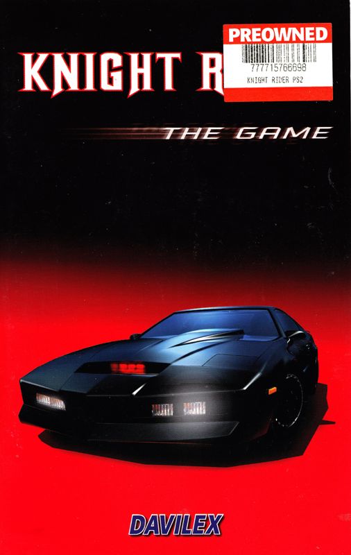 Knight Rider: The Game cover or packaging material - MobyGames
