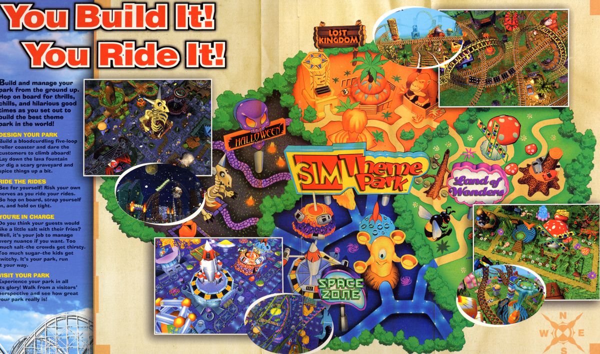 Sim Theme Park cover or packaging material - MobyGames