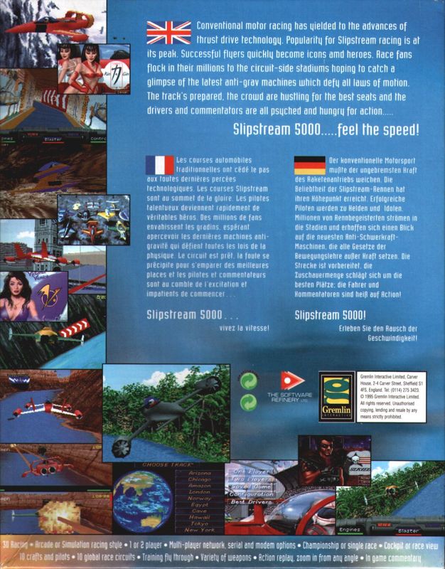 Slipstream 5000 cover or packaging material - MobyGames