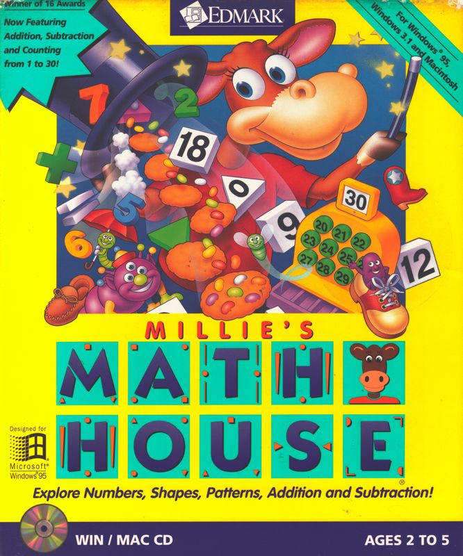 Millie's Math House cover or packaging material - MobyGames