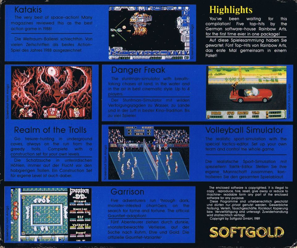 Highlights cover or packaging material - MobyGames