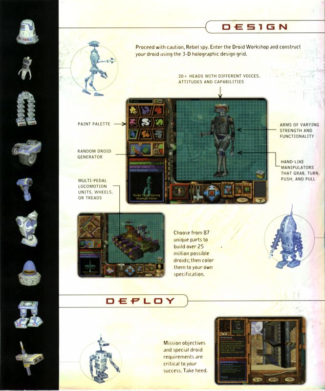 Star Wars: DroidWorks cover or packaging material - MobyGames