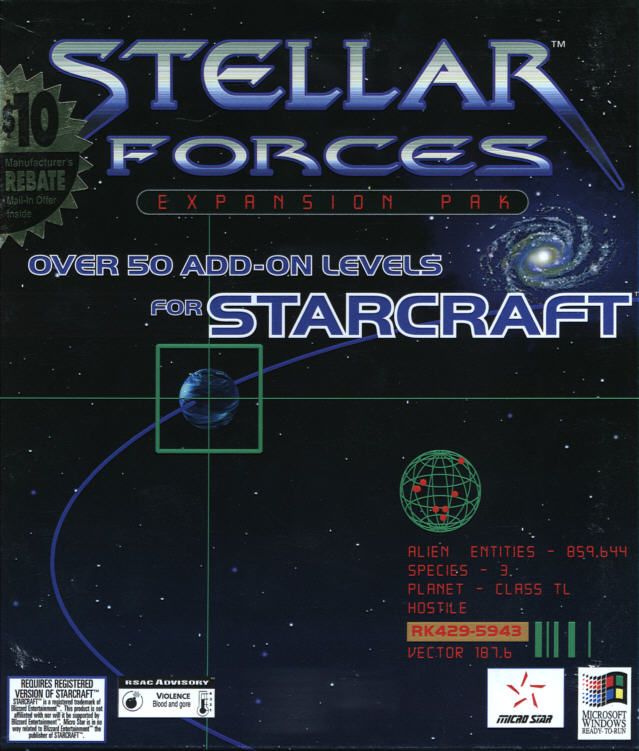 Stellar Forces cover or packaging material - MobyGames
