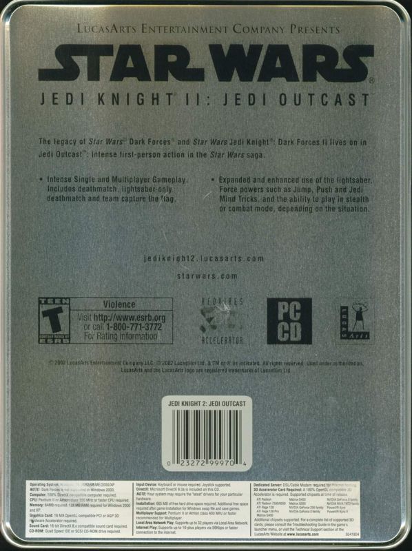 Star Wars: Jedi Knight II - Jedi Outcast (Collector's Edition) cover or ...