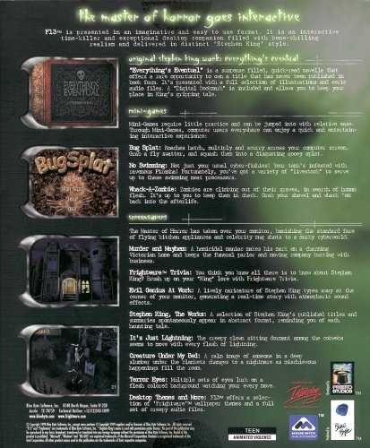 Stephen King's F13: Ctrl, Alt, ...Shiver cover or packaging material ...