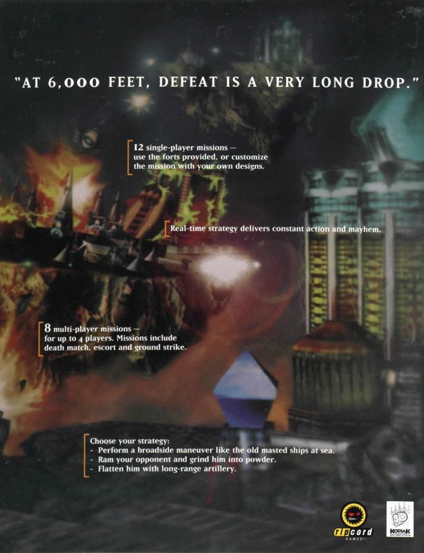 Stratosphere: Conquest of the Skies cover or packaging material - MobyGames