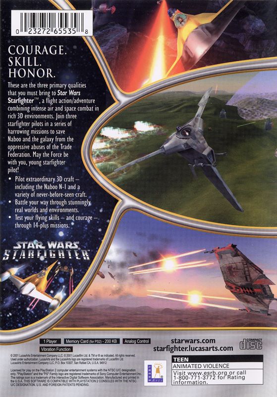 Star Wars: Starfighter cover or packaging material - MobyGames