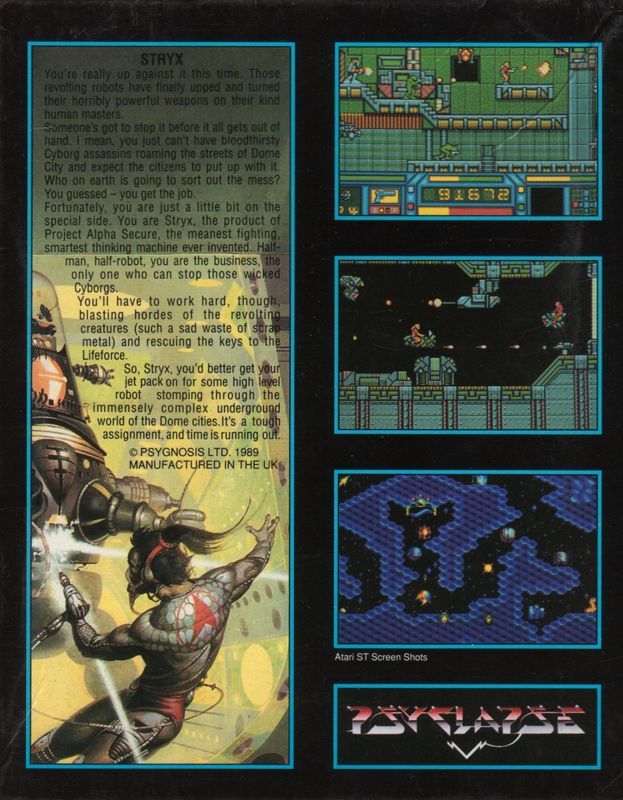 Stryx cover or packaging material - MobyGames