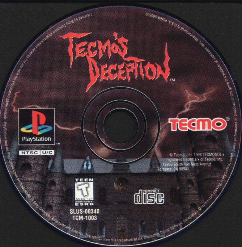 Tecmo's Deception cover or packaging material - MobyGames