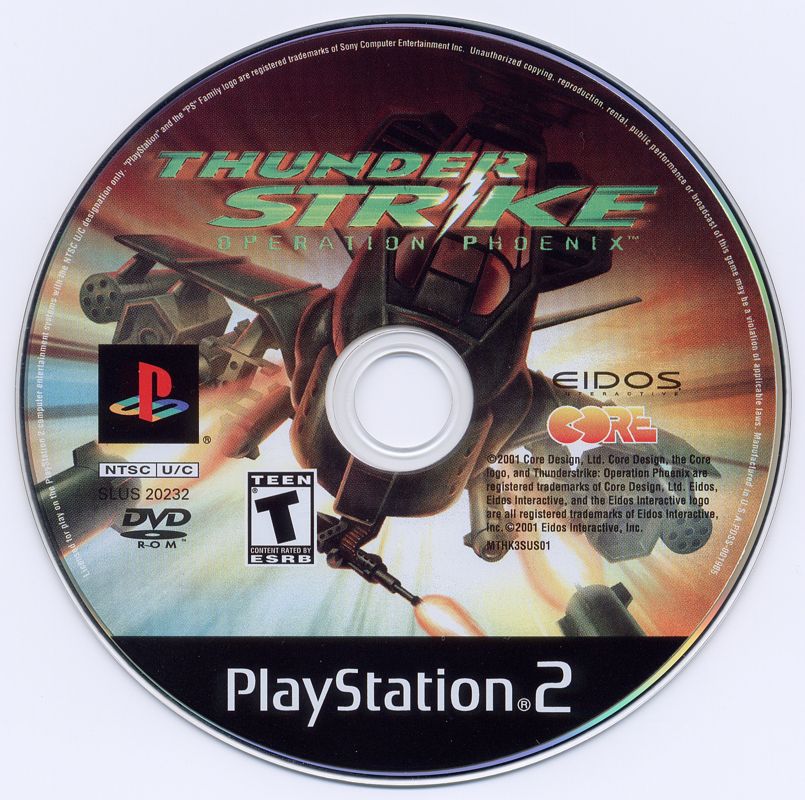 Thunderstrike: Operation Phoenix cover or packaging material - MobyGames