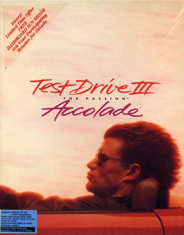 Test Drive III: The Passion cover or packaging material - MobyGames