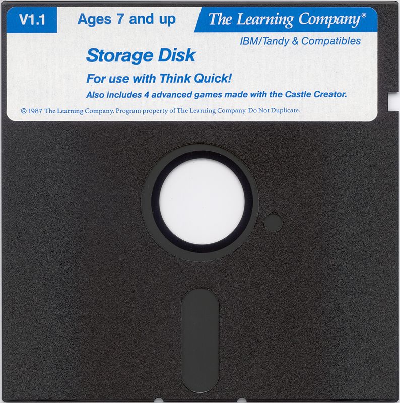 Think Quick! cover or packaging material - MobyGames