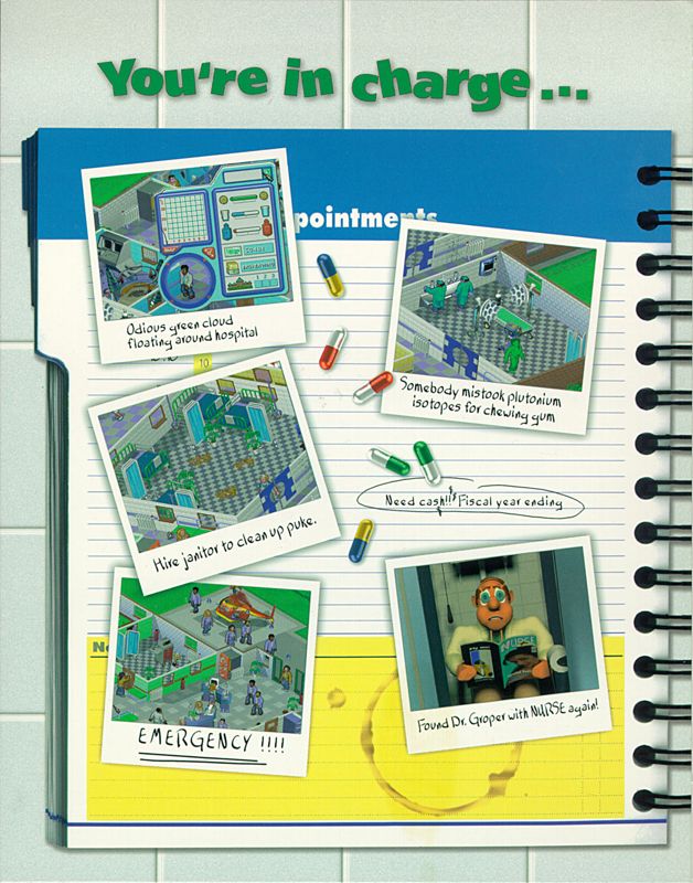 Theme Hospital cover or packaging material - MobyGames
