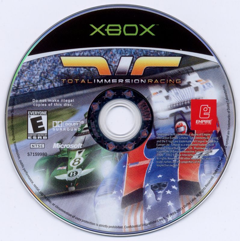 Total Immersion Racing cover or packaging material - MobyGames