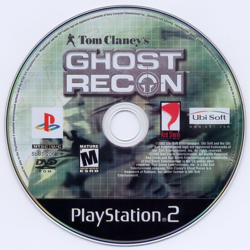 Tom Clancy's Ghost Recon cover or packaging material - MobyGames