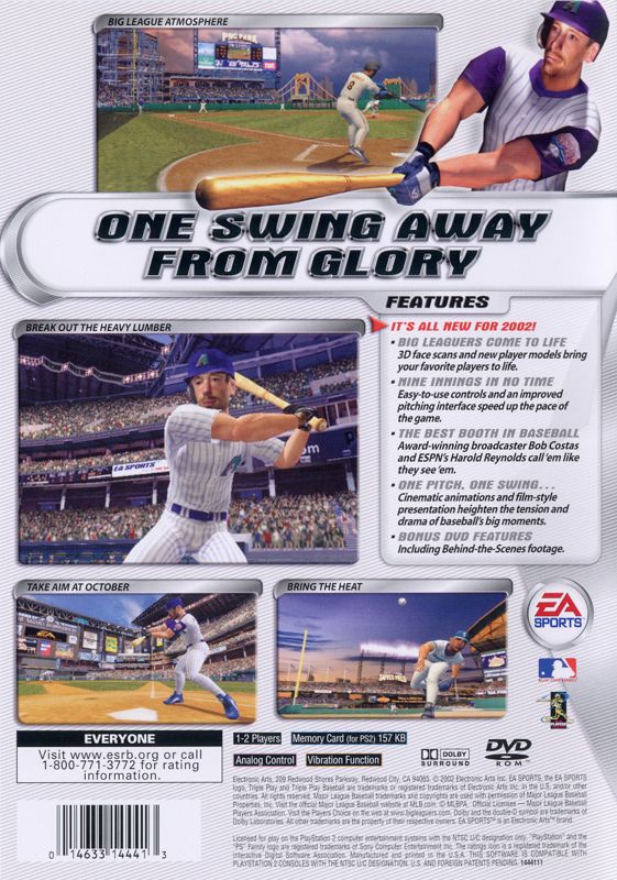 Triple Play 2002 cover or packaging material - MobyGames