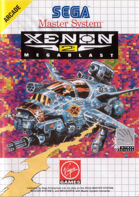 Xenon 2: Megablast credits (SEGA Master System, 1991) - MobyGames