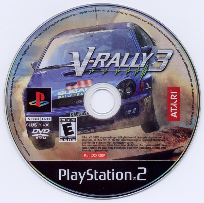 V-Rally 3 cover or packaging material - MobyGames