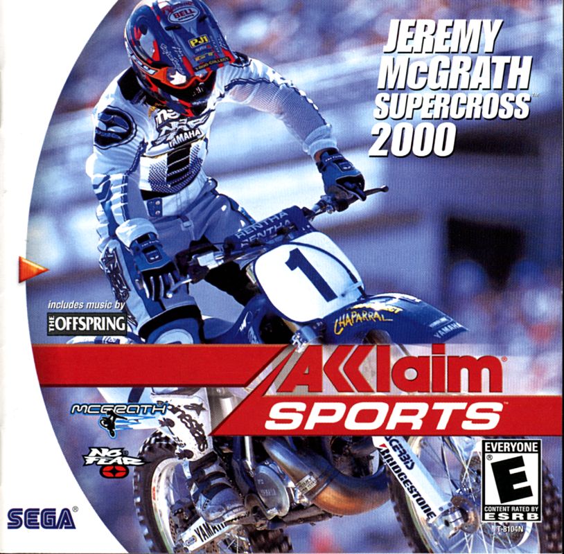 Jeremy McGrath Supercross 2000 cover or packaging material - MobyGames