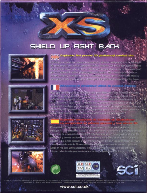 XS cover or packaging material - MobyGames