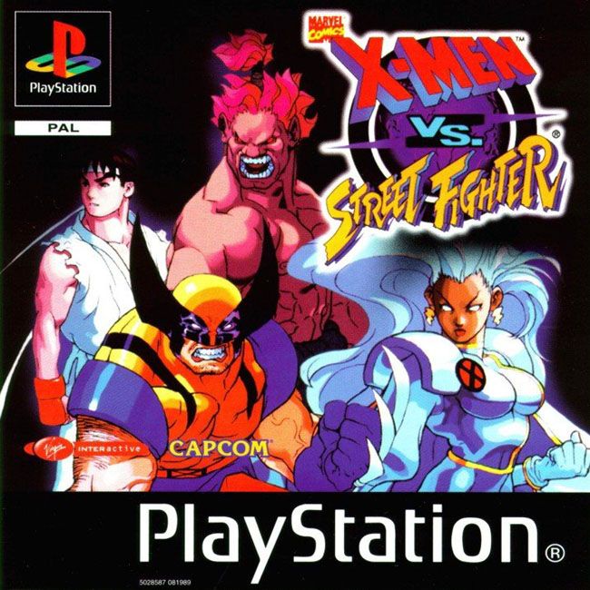X-Men vs. Street Fighter cover or packaging material - MobyGames