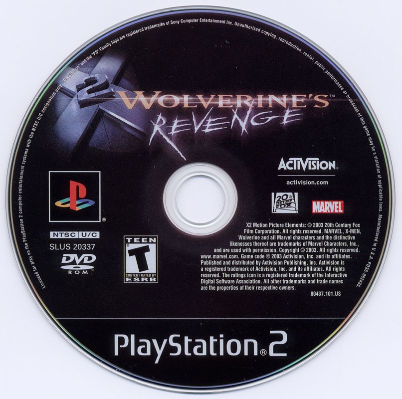 X2: Wolverine's Revenge cover or packaging material - MobyGames