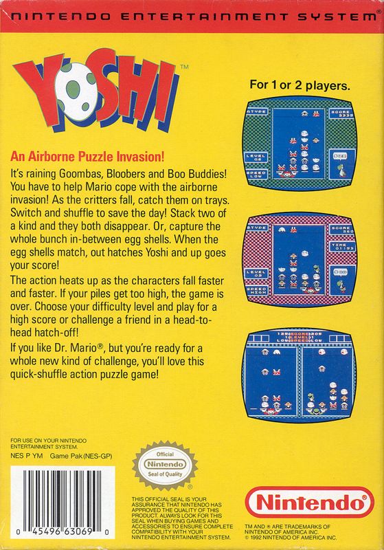 Yoshi cover or packaging material - MobyGames