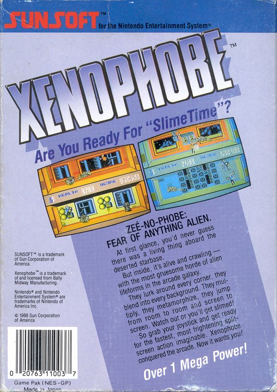 Xenophobe cover or packaging material - MobyGames