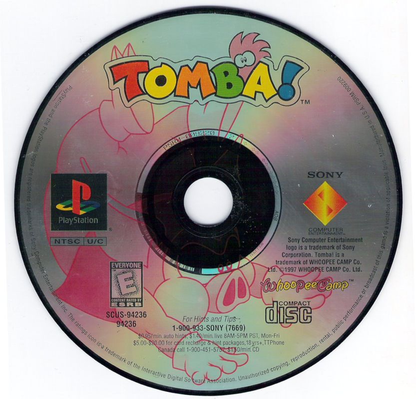 Tomba! cover or packaging material - MobyGames