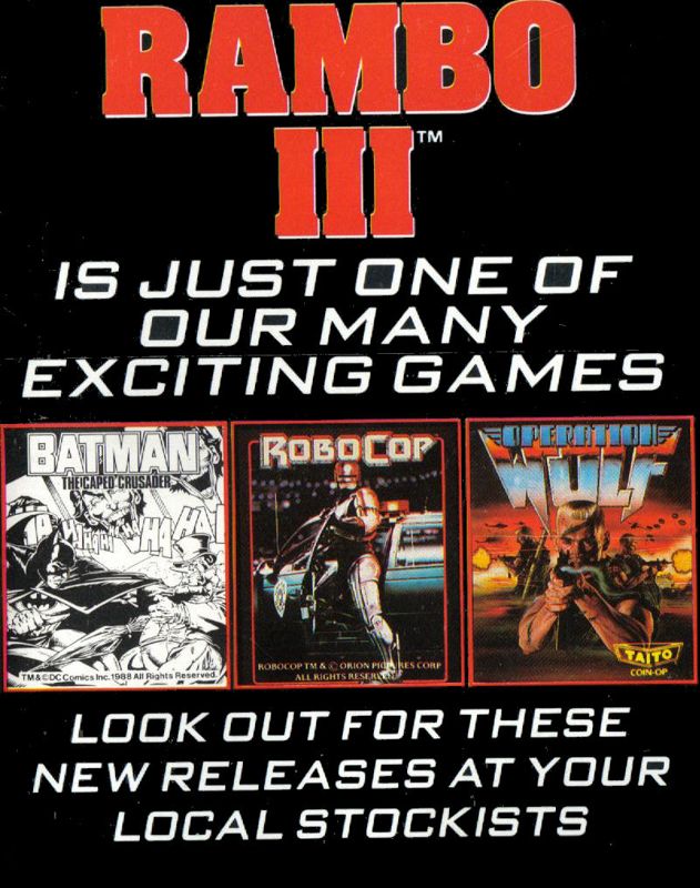 Rambo III cover or packaging material - MobyGames