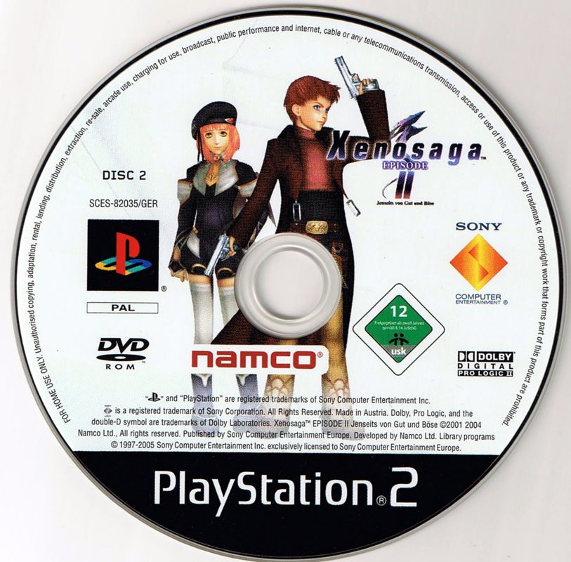Xenosaga: Episode II - Jenseits von Gut und Böse cover or packaging ...