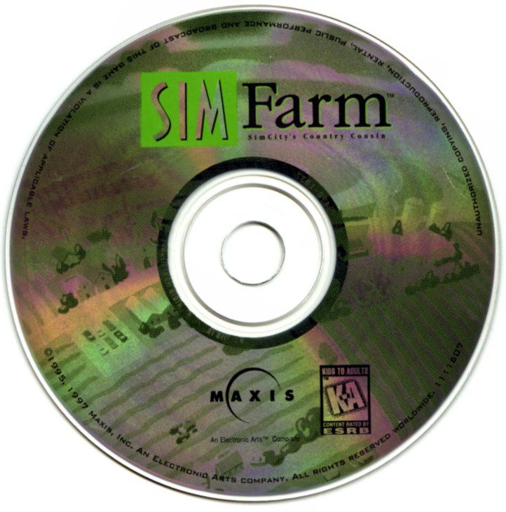 Sim Farm cover or packaging material - MobyGames