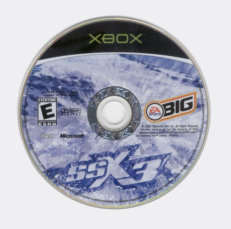 SSX 3 cover or packaging material - MobyGames