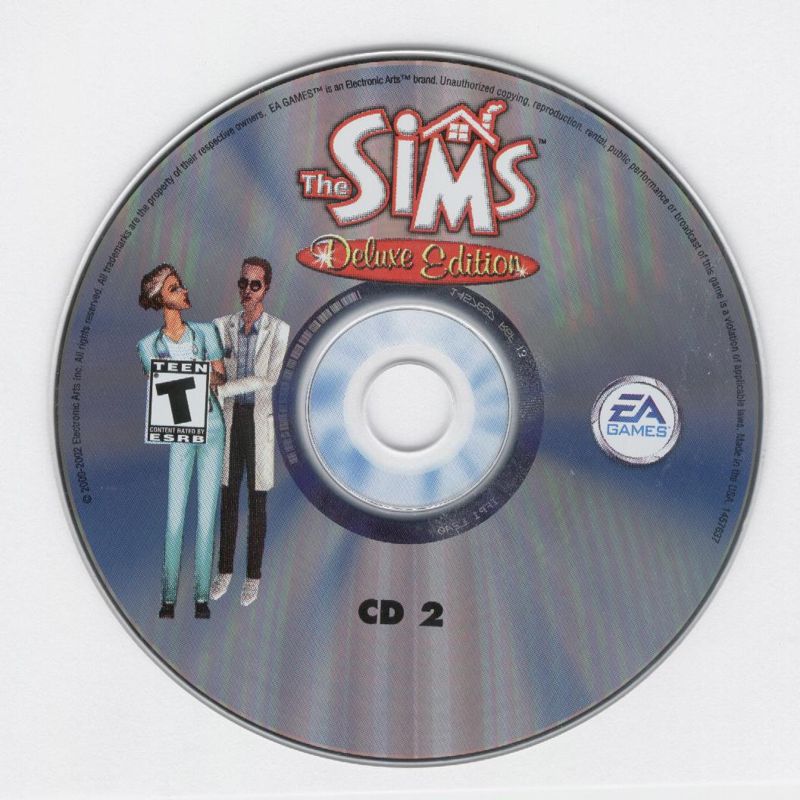 The Sims: Deluxe Edition cover or packaging material - MobyGames