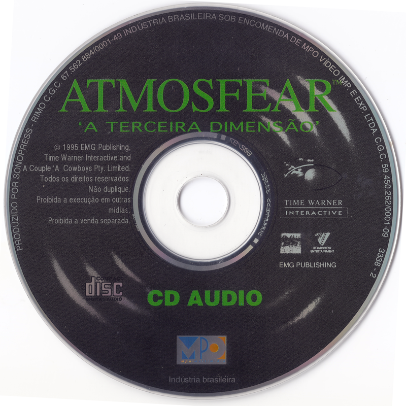 Atmosfear: The Third Dimension cover or packaging material - MobyGames