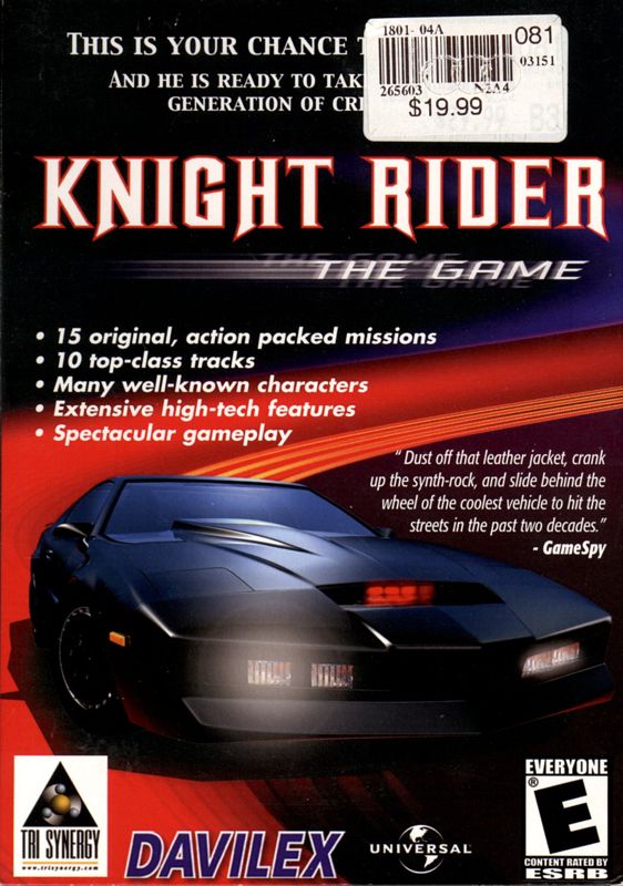 Knight Rider: The Game credits (Windows, 2002) - MobyGames