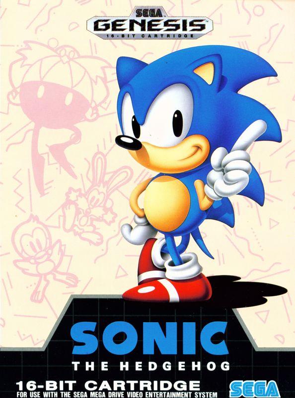 Sonic the Hedgehog cover or packaging material - MobyGames