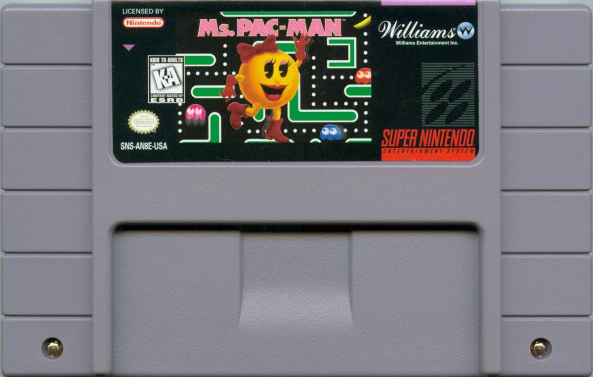 Ms. Pac-Man cover or packaging material - MobyGames
