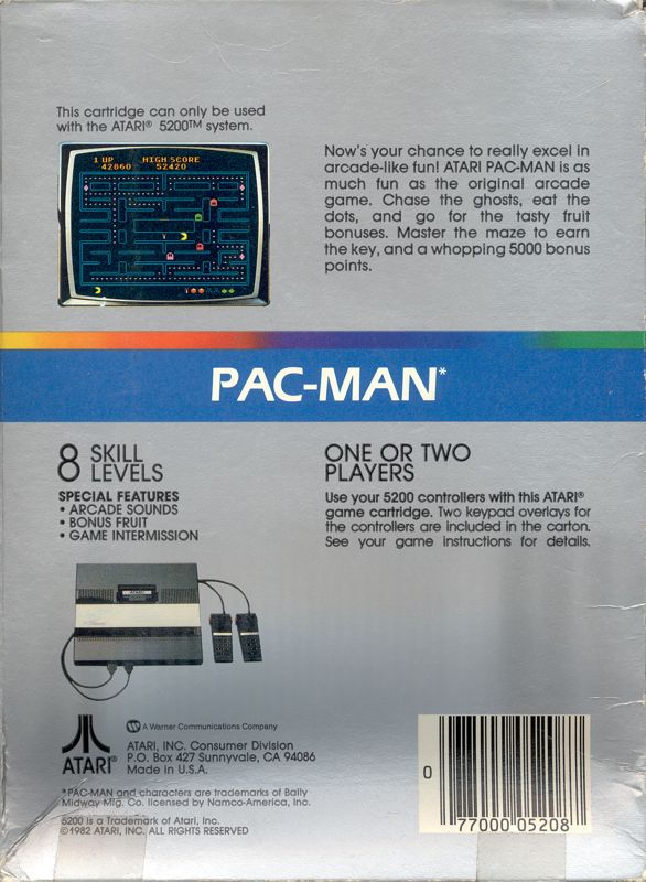 Pac-Man cover or packaging material - MobyGames
